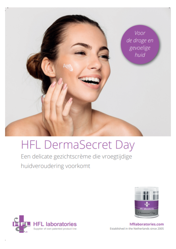 Flyer - Dermasecret Day - 50 stuks - HFL Laboratories